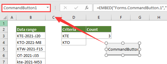 How to send email if button is clicked in Excel?