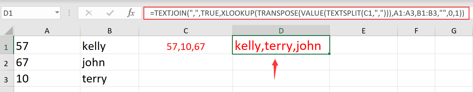 How to find value in a cell with comma separated list in Excel?