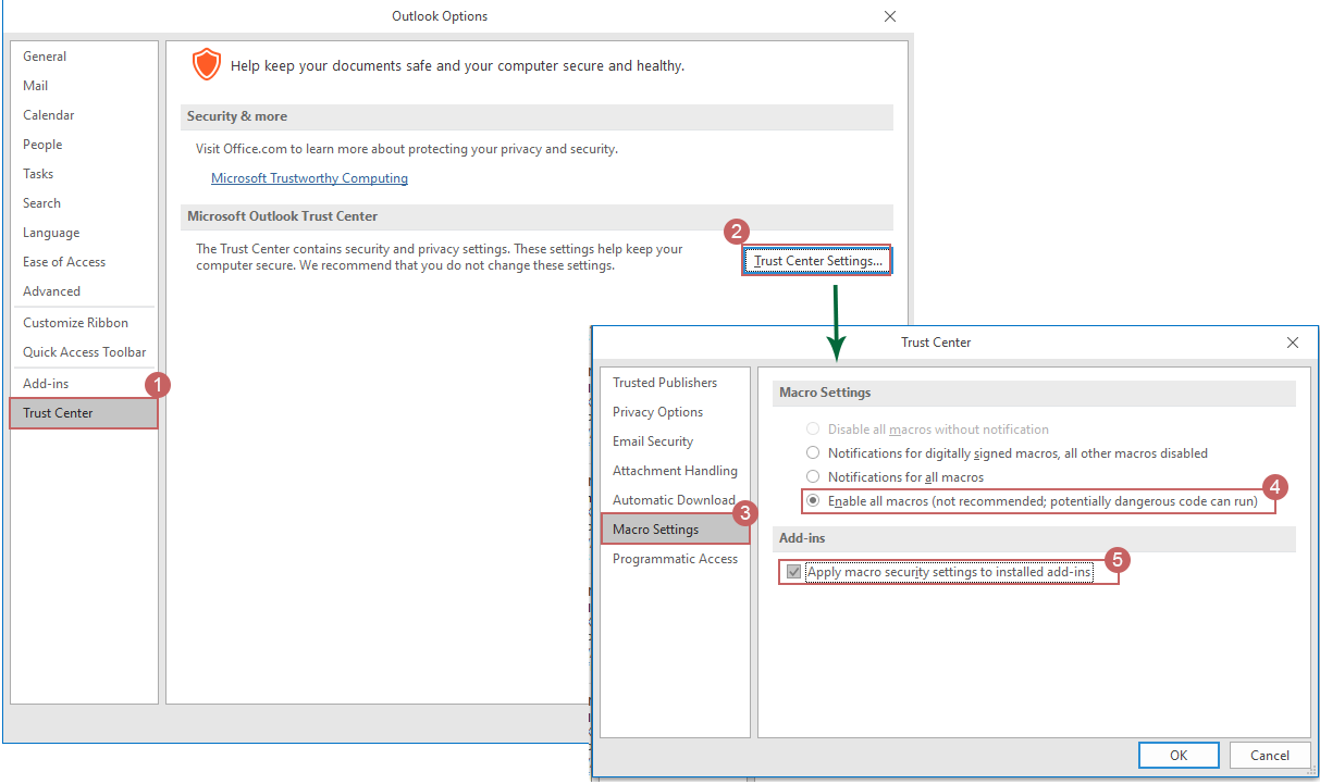 How To Export Folder Structure From Outlook To Excel