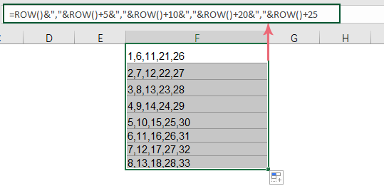 How To Repeat Number Sequence In Excel