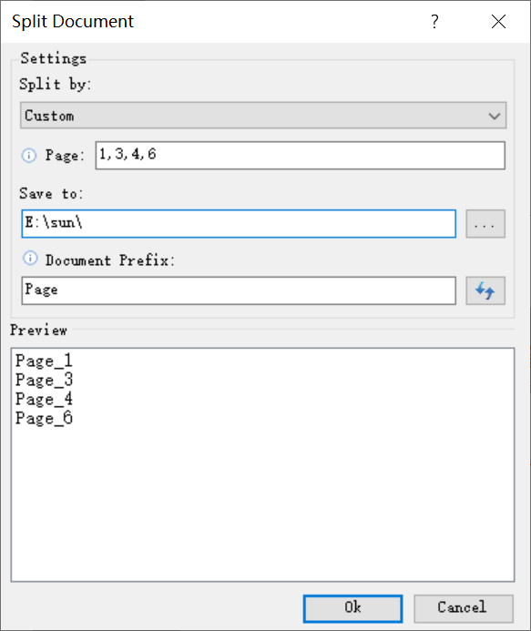 How to split a Word document and save as separate PDF files?