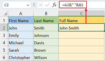 ¿Qué significa el signo & en la fórmula de Excel? (Ejemplos)