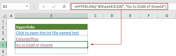 Excel hyperlink tutorial: create, change, use and remove in Excel