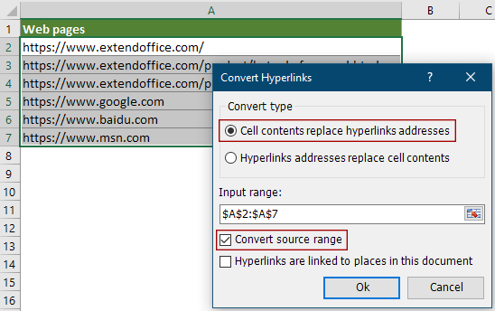 Excel hyperlink tutorial: create, change, use and remove in Excel