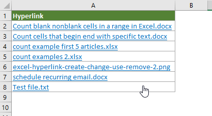 Excel hyperlink tutorial: create, change, use and remove in Excel