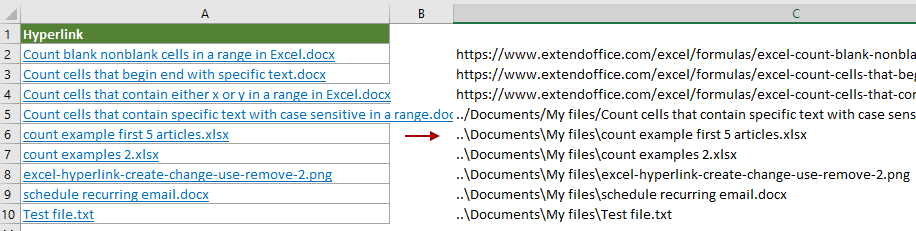 Excel hyperlink tutorial: create, change, use and remove in Excel