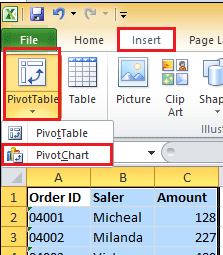 Excel'de pivot grafik nasıl oluşturulur?