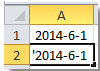 How to stop auto formatting number to date in Excel?
