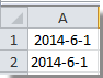 How to stop auto formatting number to date in Excel?