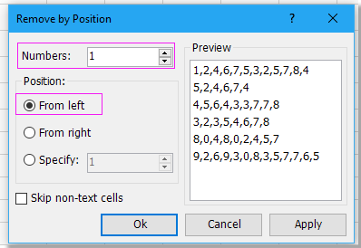 How to add comma between every single number in a cell of Excel?