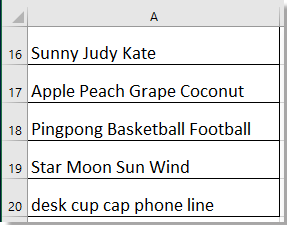 How to quickly add comma between words in Excel?