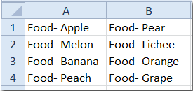 How to add/insert prefix or suffix to range of cells in Excel?