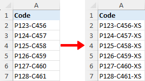How to add text to the beginning or end of all cells in Excel?