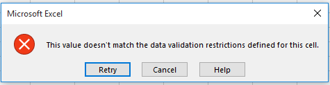 How to allow only yes or no entry in Excel?