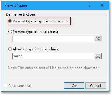 How to allow only yes or no entry in Excel?
