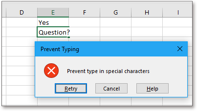 How to allow only yes or no entry in Excel?