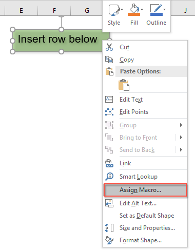 How to always insert a blank row below instead of above in Excel?