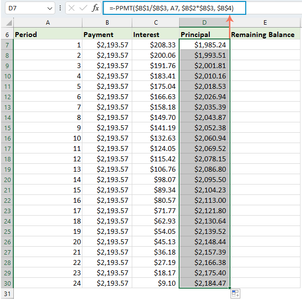 Amortization Schedule In Excel Template