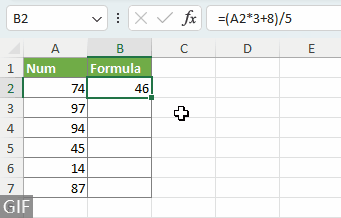 How to apply a formula to an entire column in Excel (5 tricks)
