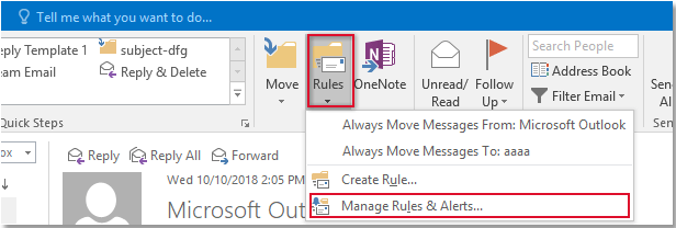 How to always cc to someone while sending email through Outlook?