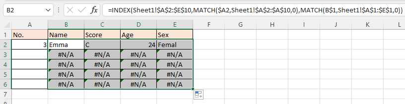 Excel How To Auto Complete Cells From Another Table