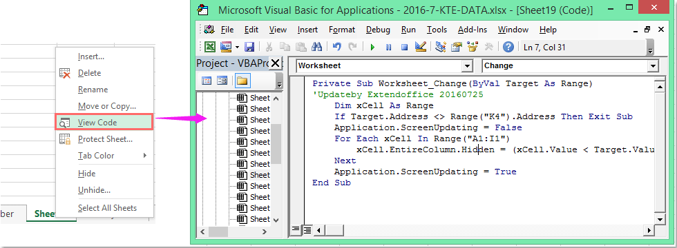 How To Automatically Hide Columns Based On Date In Excel 