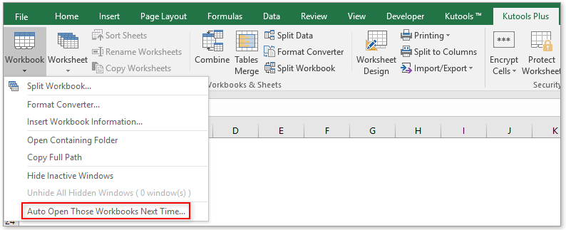 How To Automatically Open Files When Started Excel