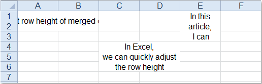How To Auto Fit Row Height Of Merged Cells In Excel 