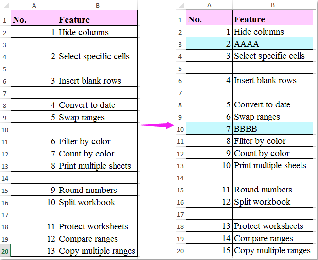 How To Autonumber Rows If Adjacent Cell Not Blank In Excel 