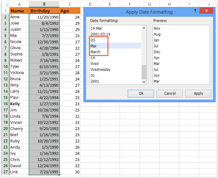 How To Calculate Average Age By Year month date In Excel 
