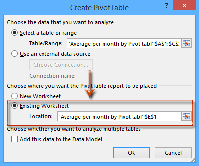 How to average per day/month/quarter/hour with pivot table in Excel?