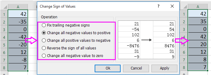 Change Negative To Positive Number In Excel How To Change Negative 