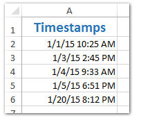 How to average timestamps of day in Excel?