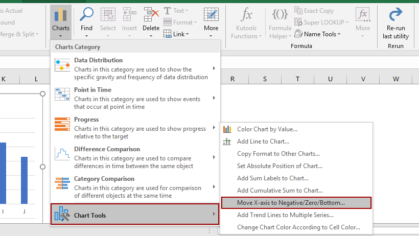 How To Move X axis Of Chart Below Negative zero down Values In Excel 2023 