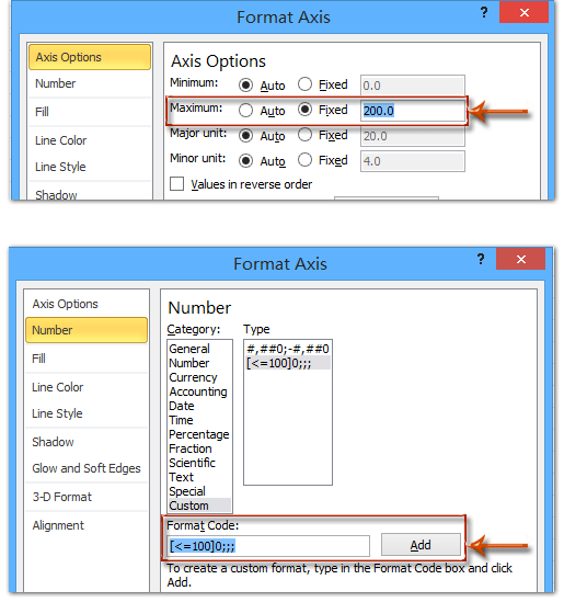 How To Break Chart Axis In Excel 