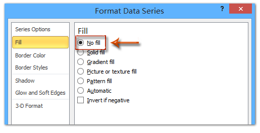 How to break chart axis in Excel?