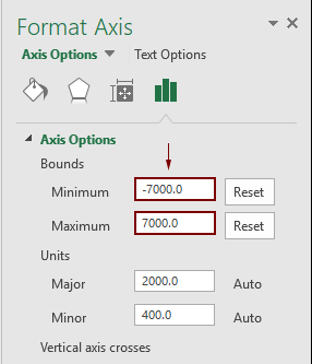 How to create a bi-directional bar chart in Excel?