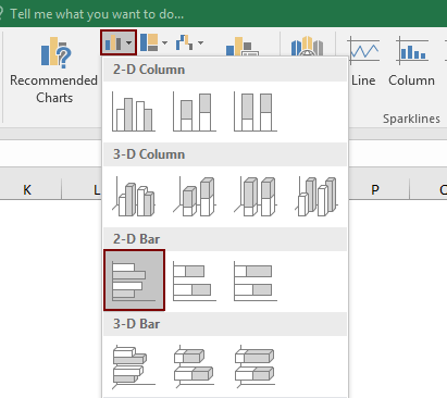 How to create a bi-directional bar chart in Excel?