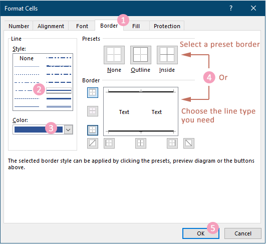 Excel borders: how to add, customize, remove and more