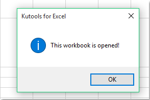 How to apply a button to open another workbook in Excel?