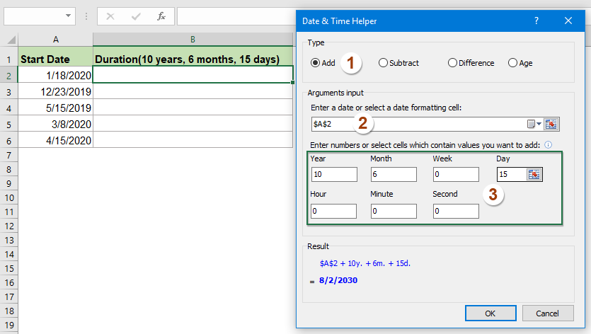 How To Calculate End Date From Start Date And Duration In Excel 