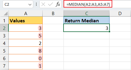 Calculate median in Excel: with two practical examples