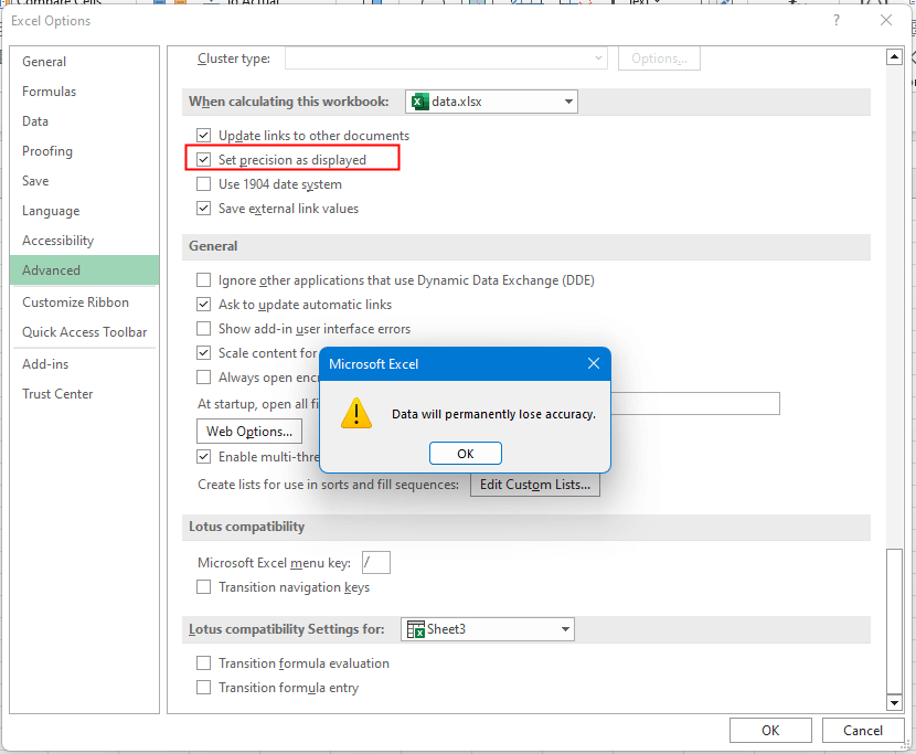 How To Calculate With Rounded Values In Excel 