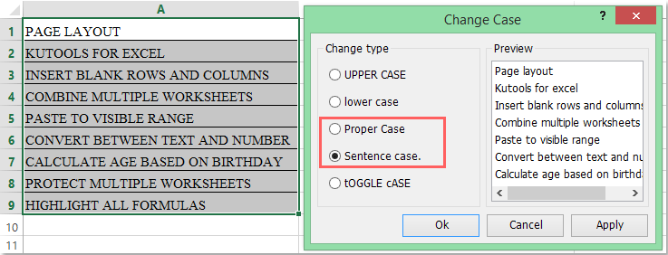How To Change All Caps To Lowercase Except First Letter In Excel 