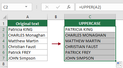 Change text case in Excel – 6 super practical ways