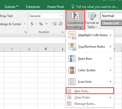 How to change color if two cells are not equal in Excel?