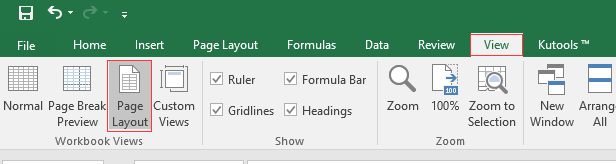 How to change height of header or footer to bigger or smaller in Excel?