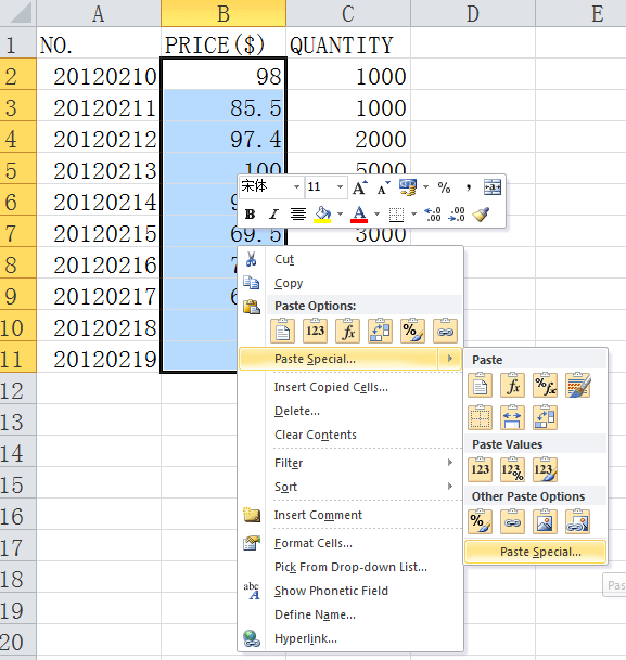 How To change values In A Cell Range In Excel 