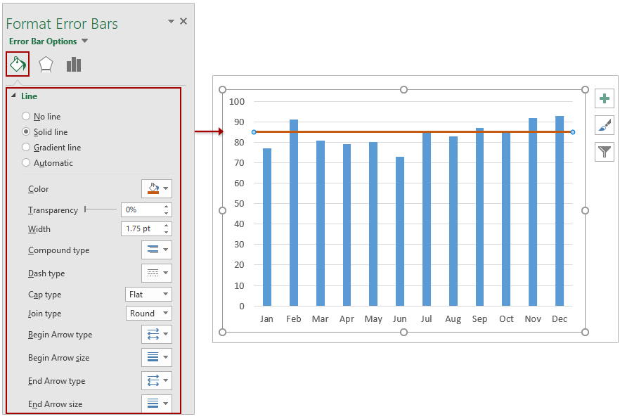 how-to-add-horizontal-benchmark-target-base-line-in-an-excel-chart-2023