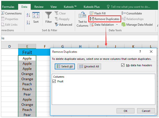 How to create a chart by count of values in Excel?
